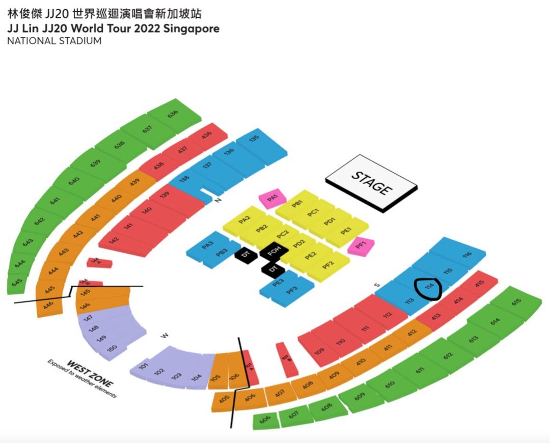 JJ Lin Singapore Concert 4 Nov Cat 2, Tickets & Vouchers, Event Tickets ...