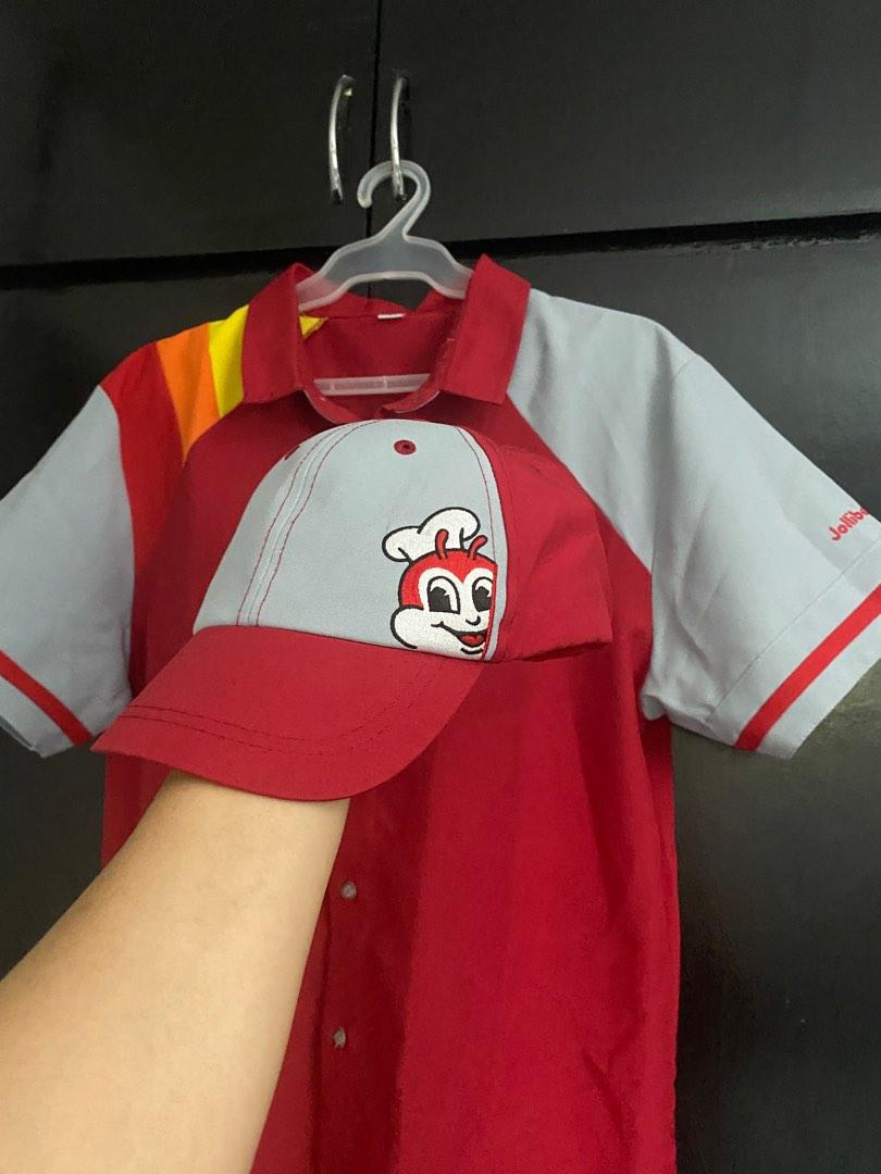 Jollibee Crew Uniform, Men's Fashion, Tops & Sets, Tshirts & Polo ...