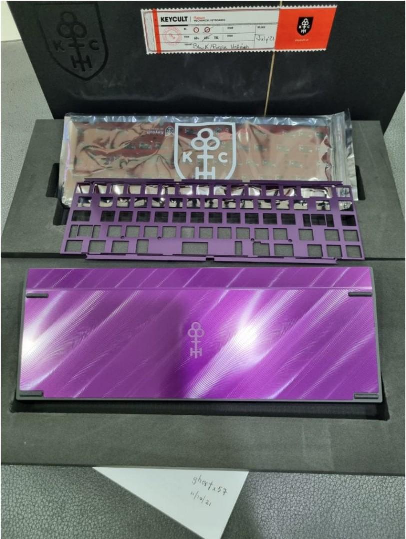 Keycult No.2/65 Unfinished Purple custom mechanical keyboard, 電腦＆科技, 電腦 ...