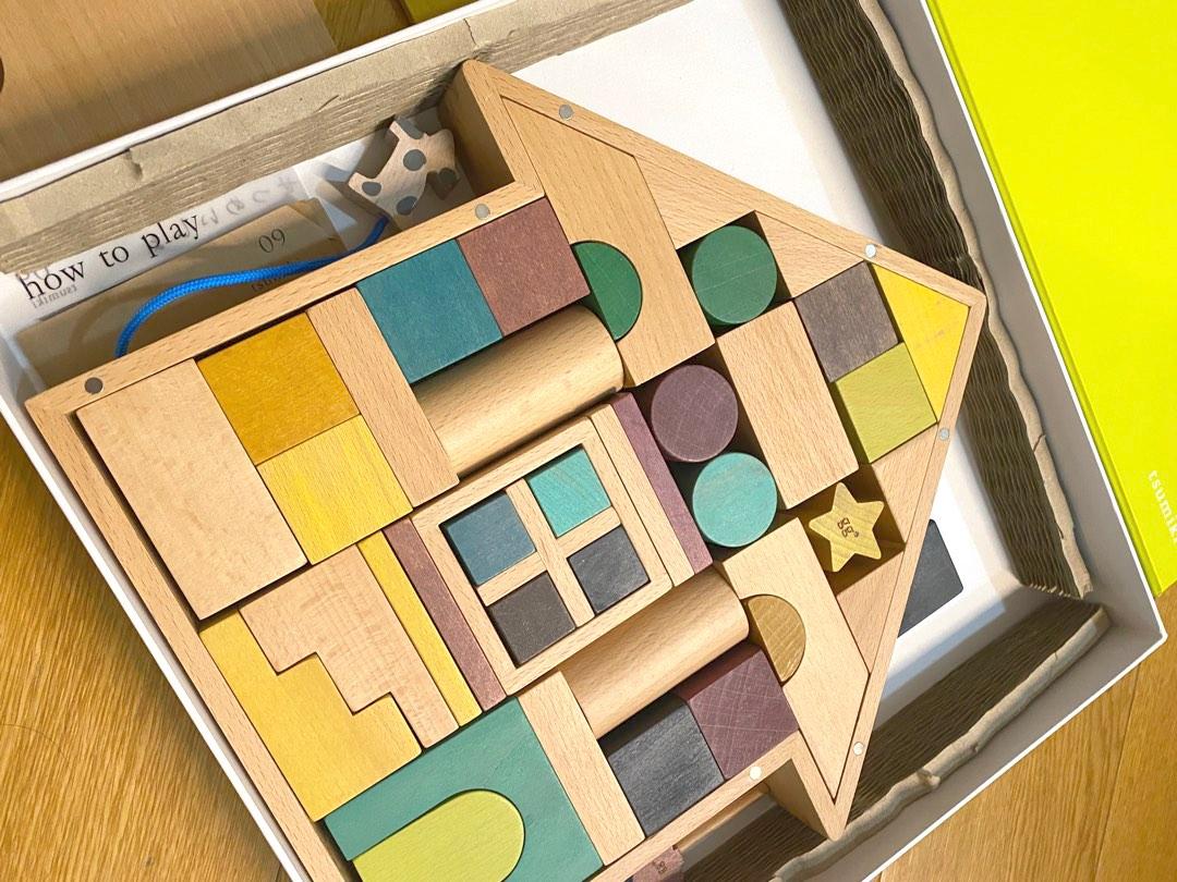 Kiko+ & gg* Tsumiki Building Blocks Wooden House, Hobbies & Toys, Toys ...