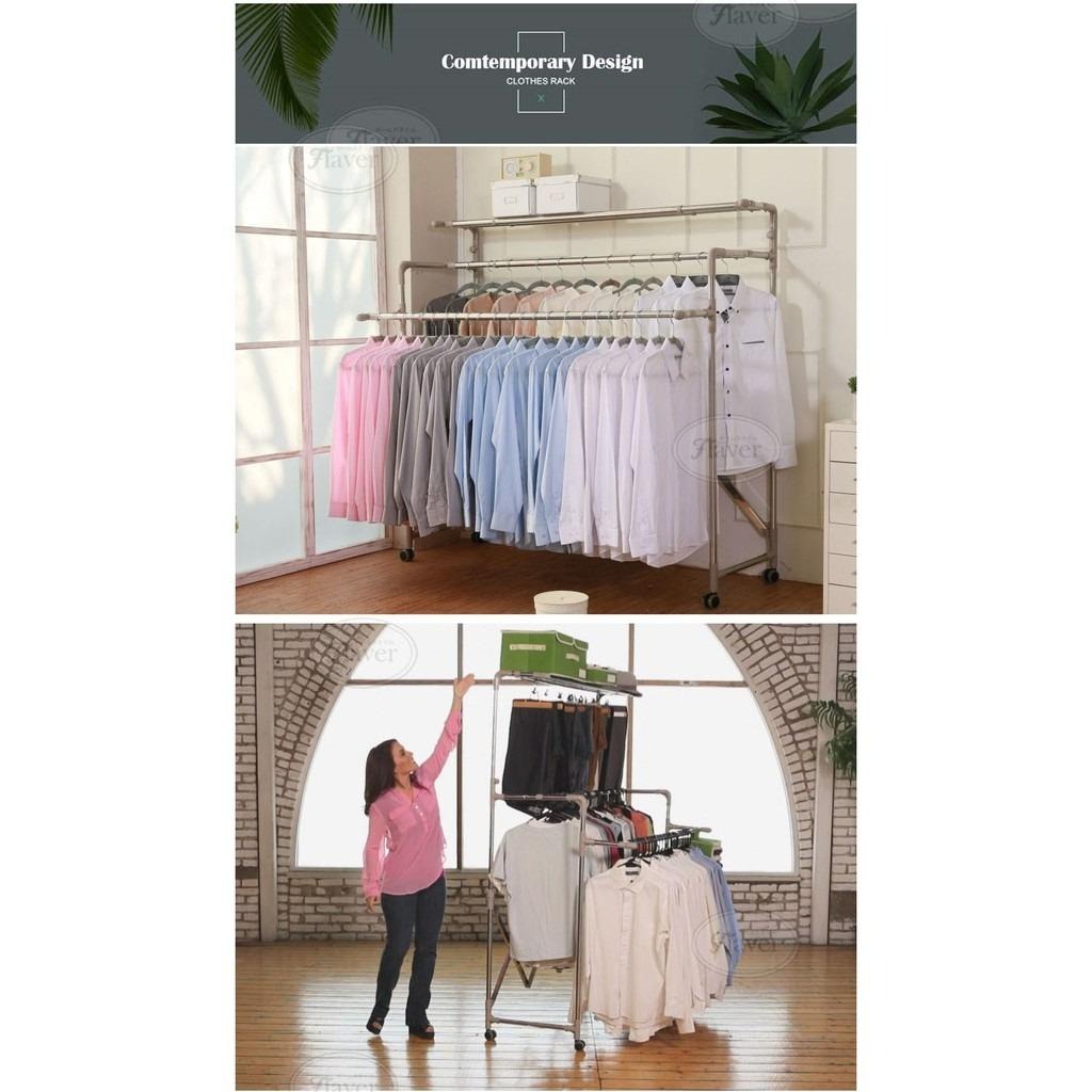 Krafter Korea 5ft Stainless Steel Deluxe Clothes Drying Rack / Laundry ...