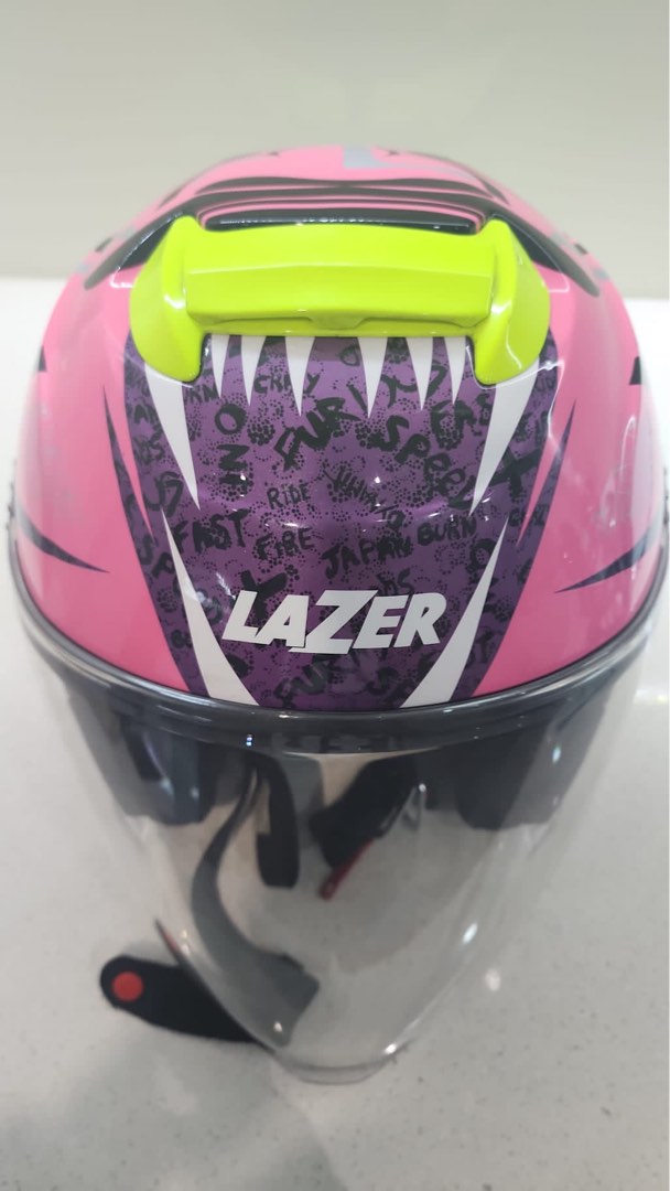 Lazer Tango Oni Pink Helmet, Motorcycles, Motorcycle Accessories on ...
