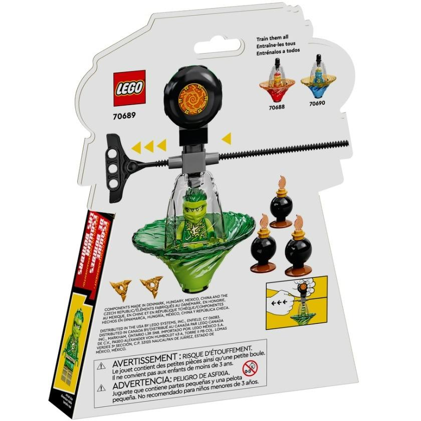 Lego 70689 旺角/屯門交收 Ninjago Lloyd's Spinjitzu Ninja Training, 興趣及遊戲, 玩具 ...