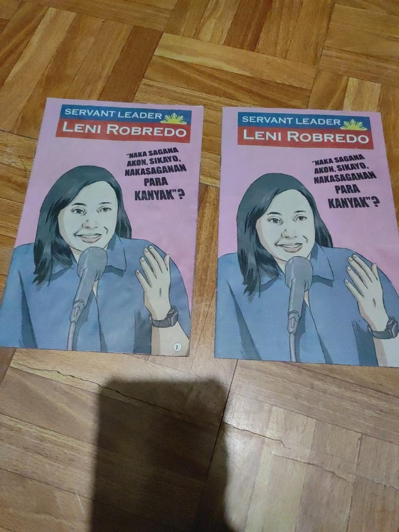 Leni Robredo comics campaign material memorabilia, Hobbies & Toys ...