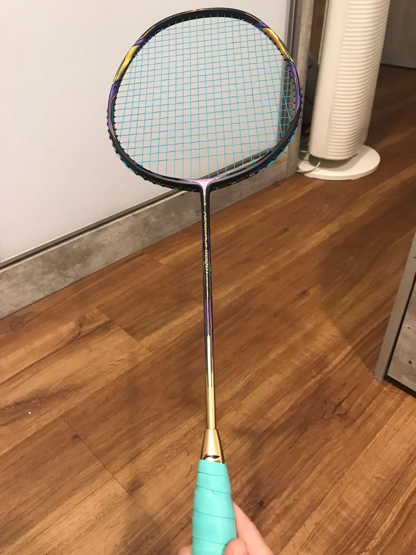 Li Ning Aeronaut 9000i Badminton Racket (no trade), Sports Equipment ...