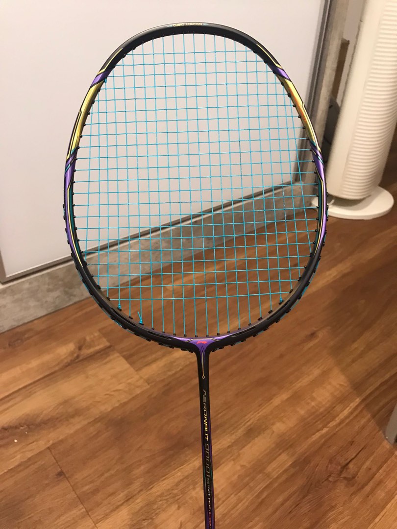 Li Ning Aeronaut 9000i Badminton Racket (no trade), Sports Equipment ...