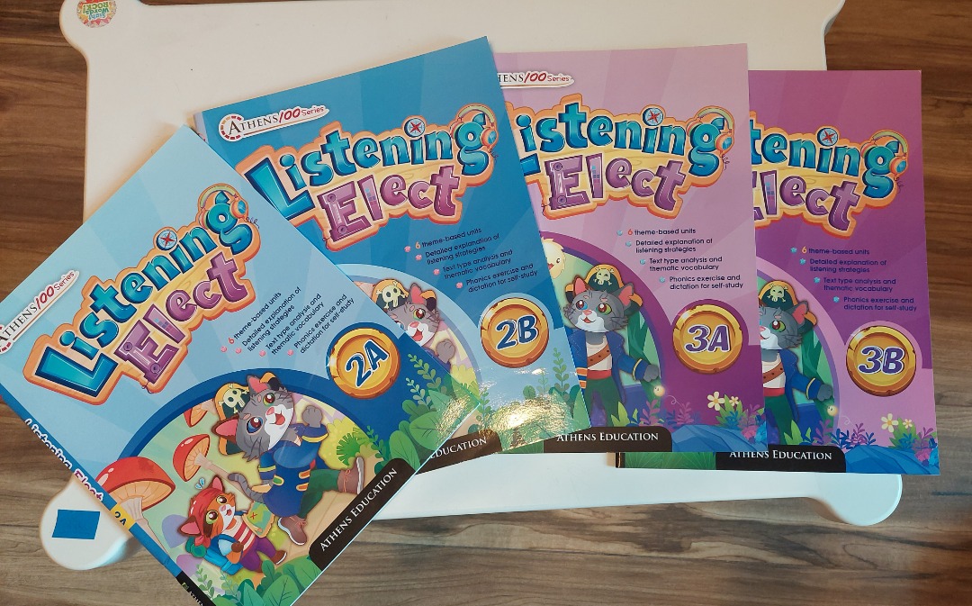 Listening books for Primary students(小學)共4本, 興趣及遊戲, 書本 & 文具, 教科書 ...
