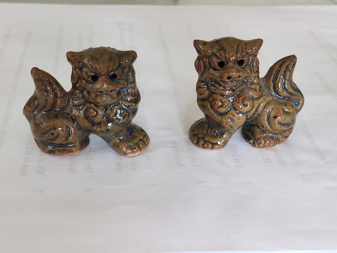 Little Foo Dogs, Hobbies & Toys, Memorabilia & Collectibles, Vintage ...