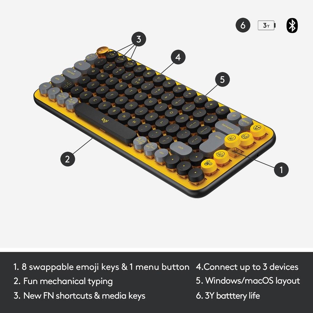 Logitech Mechanical Keyboard (Orig price 6,795), Computers & Tech ...