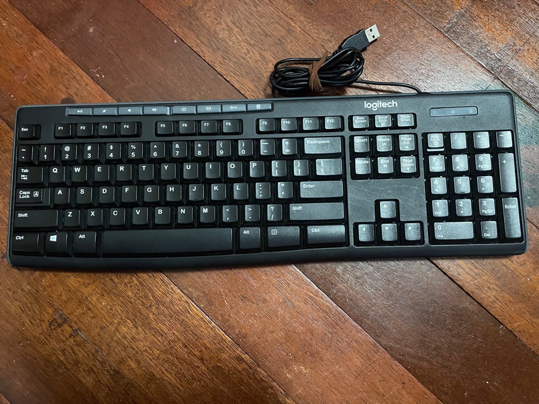 Logitech Media Keyboard 200 Computers And Tech Parts And Accessories Computer Keyboard On Carousell