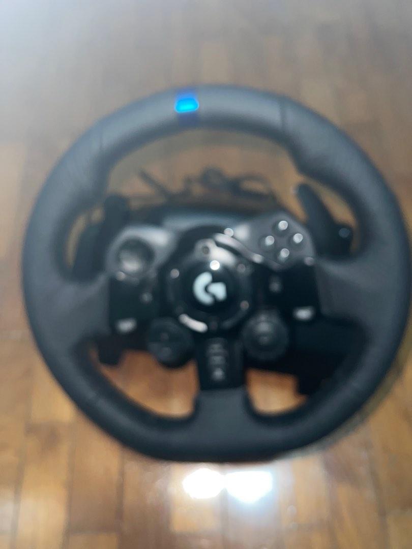 Logitech steering wheel set, Video Gaming, Gaming Accessories ...