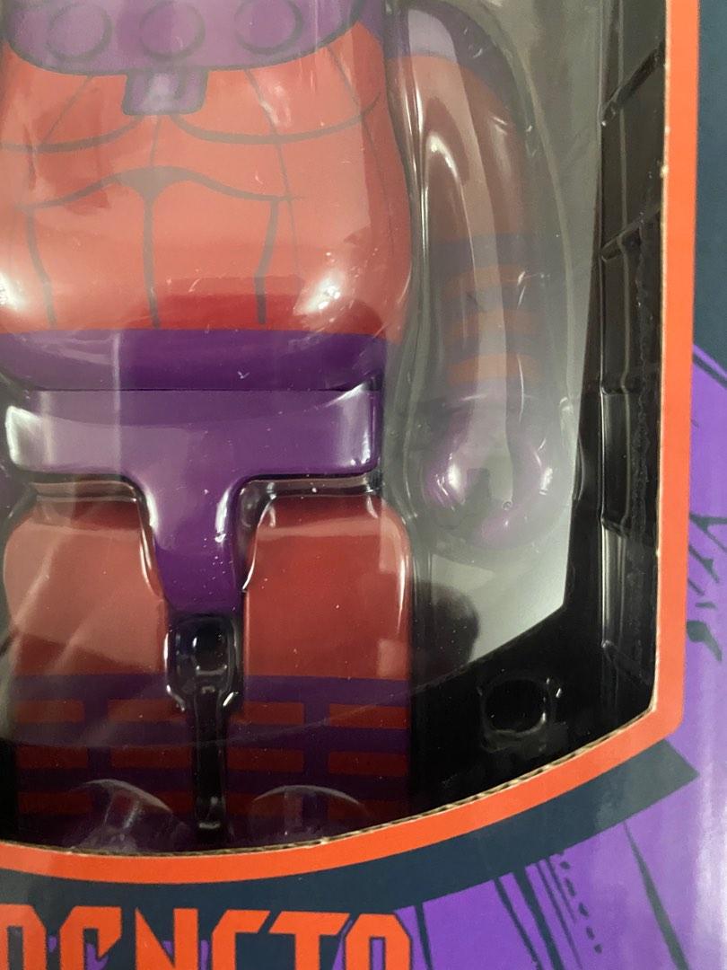 Magneto Bearbrick 一 marvel x-men x man men 400% Spiderman, 興趣及遊戲, 玩具 ...