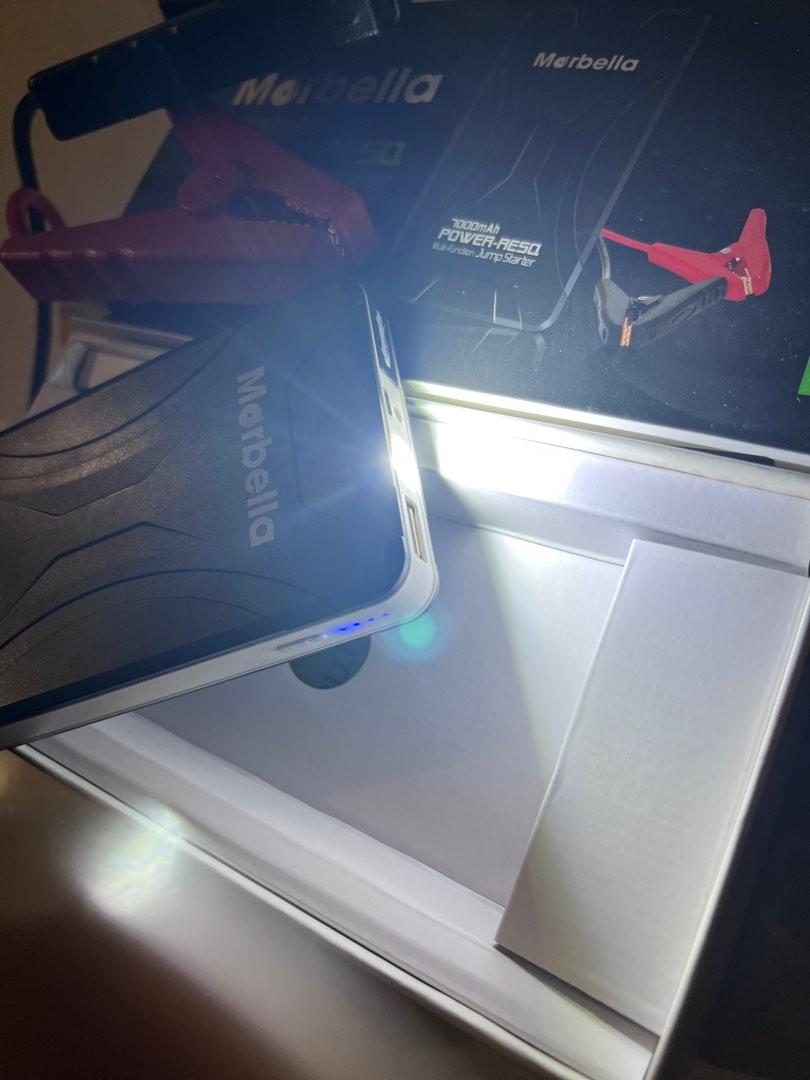 Marbella 7000mAh resQ jump starter, Motorcycles, Motorcycle Accessories ...