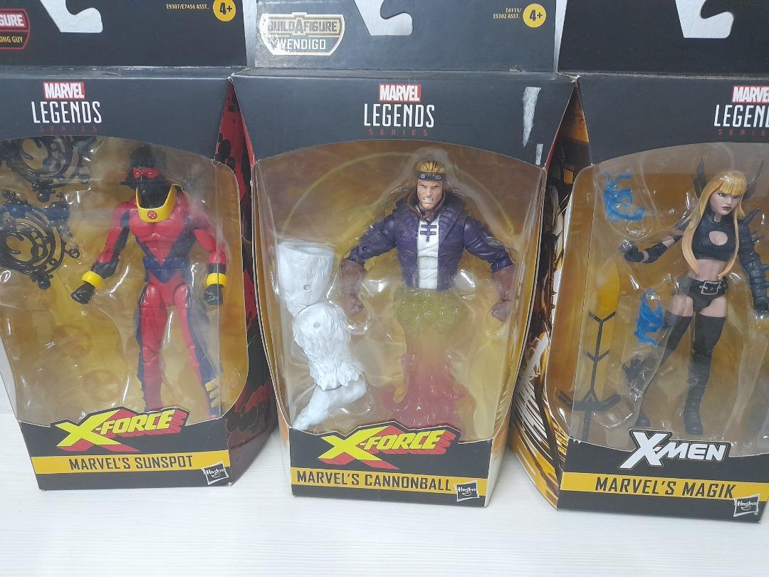 Marvel Legends Magik Cannonnball Sunspot X Men New Mutants Hobbies