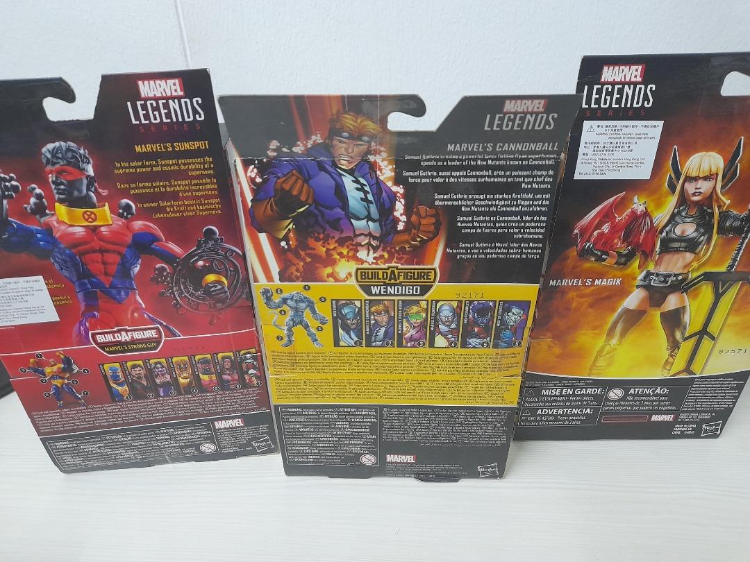 Marvel Legends Magik Cannonnball Sunspot X Men New Mutants, Hobbies ...