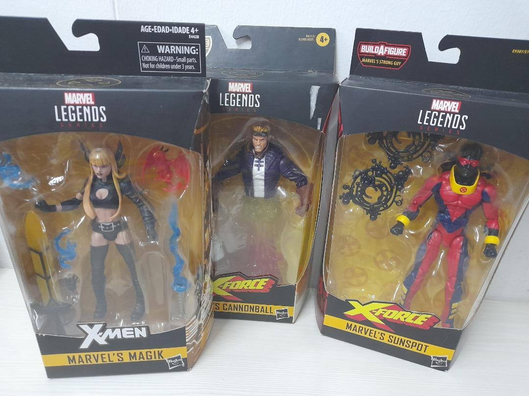 Marvel Legends Magik Cannonnball Sunspot X Men New Mutants Hobbies