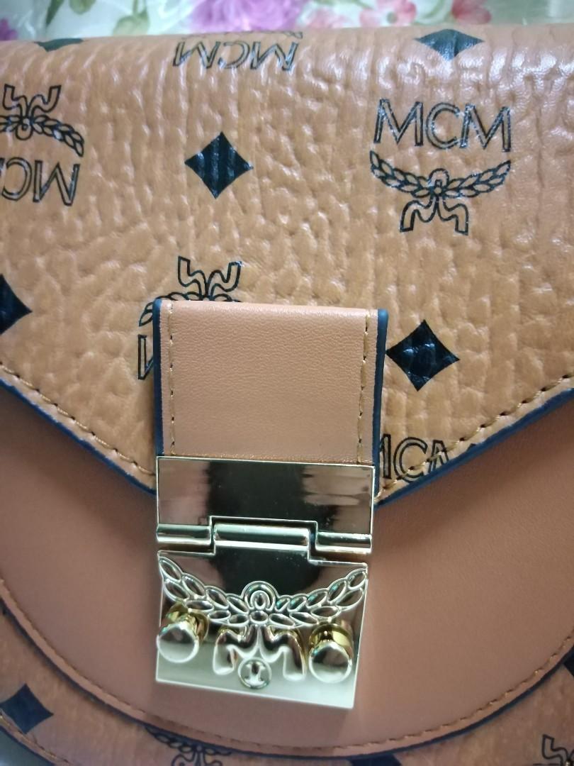 MCM sling cross - body bag, Women's Fashion, Bags & Wallets, Cross-body Bags on Carousell