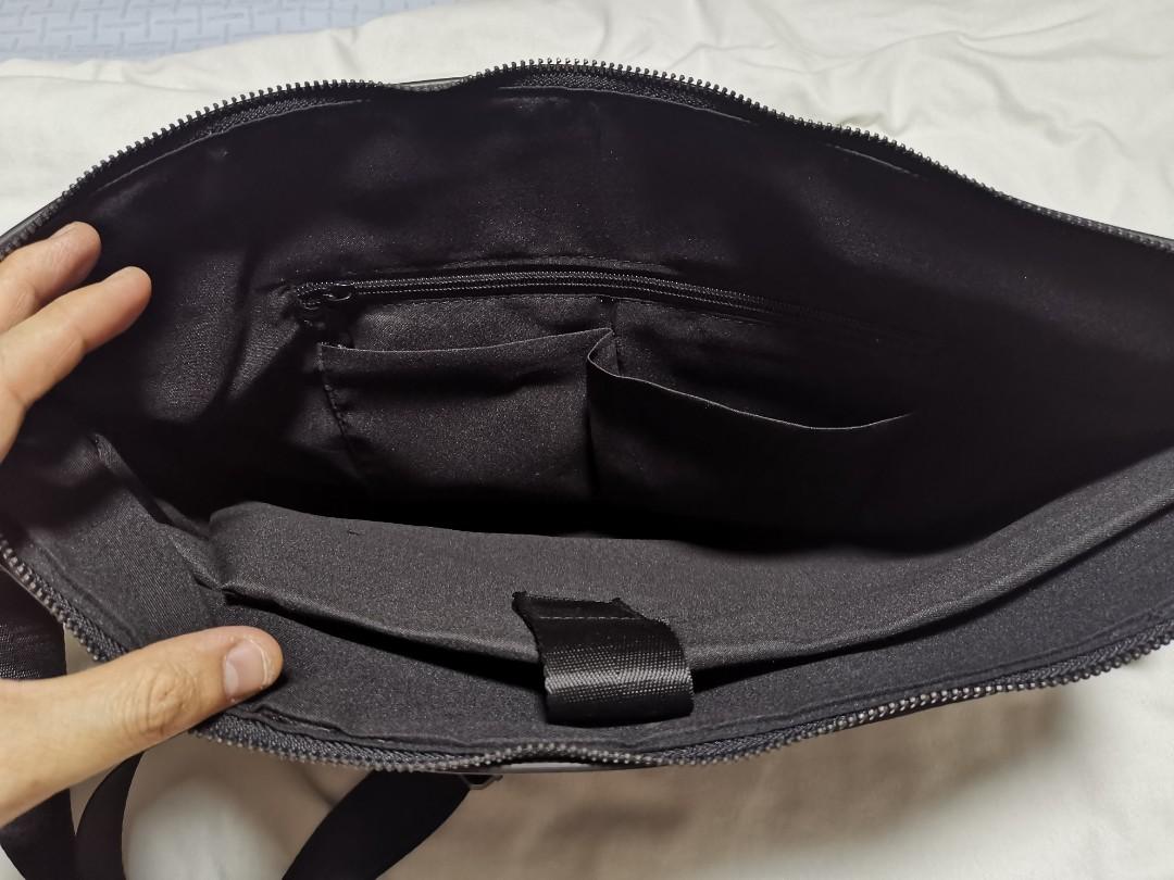 Men's PU Leather Briefcase / Sling Bag, Men's Fashion, Bags, Briefcases ...