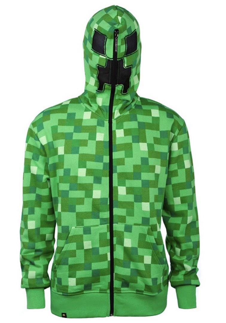 MINECRAFT creeper JACKET, 男裝, 外套及戶外衣服 - Carousell