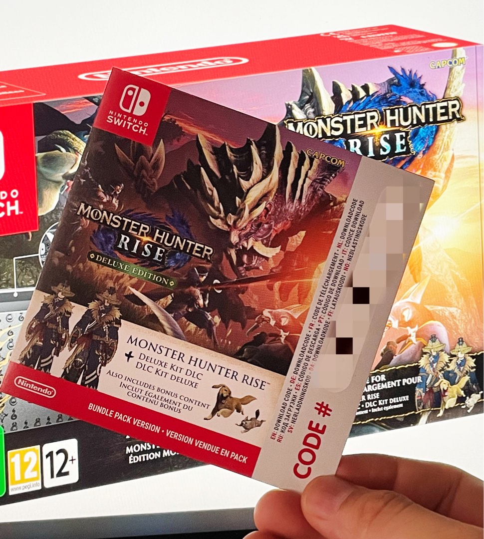 Monster Hunter Rise Deluxe Edition digital, Hobbies & Toys, Toys ...