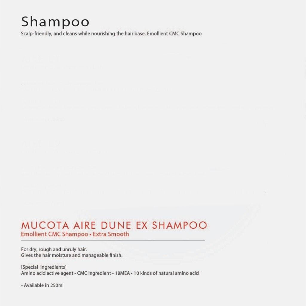 Mucota Aire Dune EX Shampoo (250ml), Beauty & Personal Care, Hair on Carousell