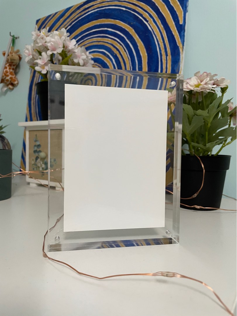 MUJI Acrylic Photo Frame, Furniture & Home Living, Home Decor, Frames ...