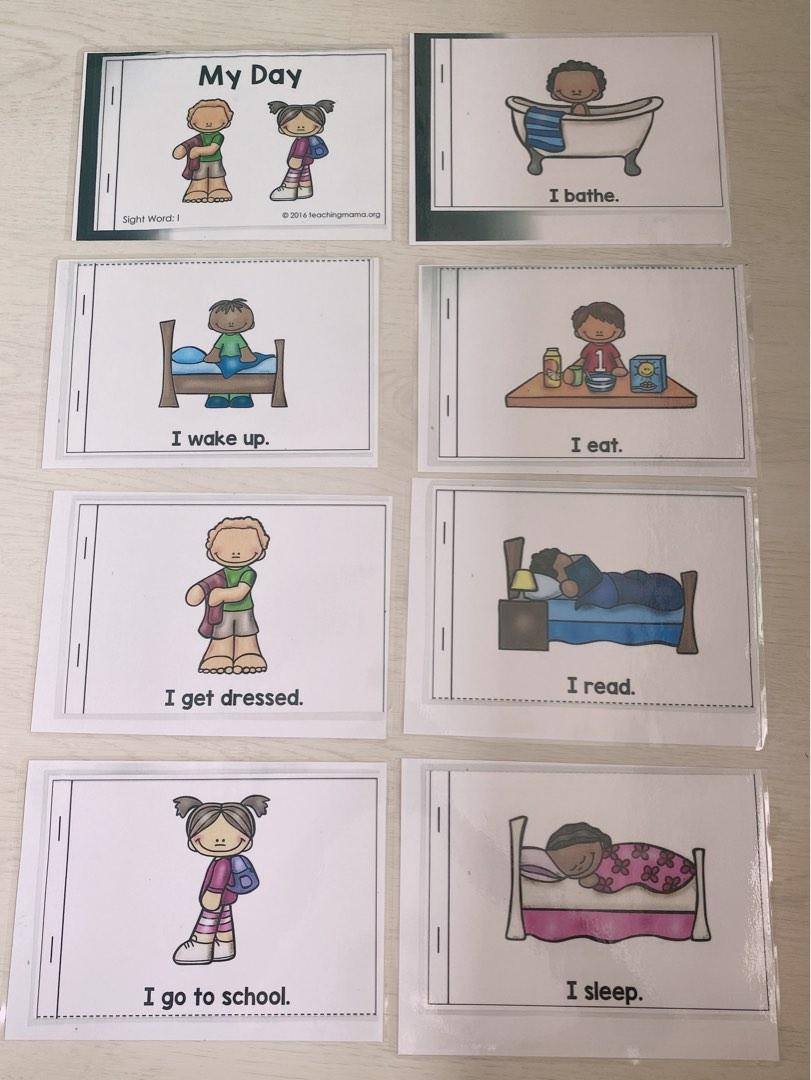 Pecs picture My day picture card with laminated visuals , Hobbies ...