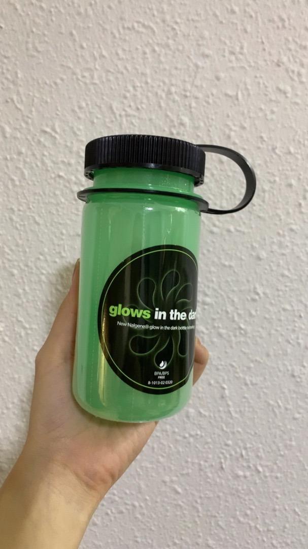 Nalgene Mini-Grip 420ml Water Bottle - Blue, Green, Glow in Dark and ...