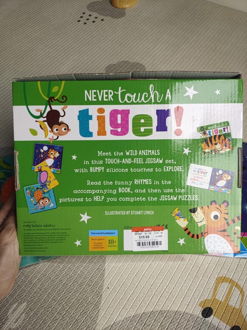 Never Touch a Tiger Jigsaw Puzzle & Book, Hobbies & Toys, Toys & Games on Carousell