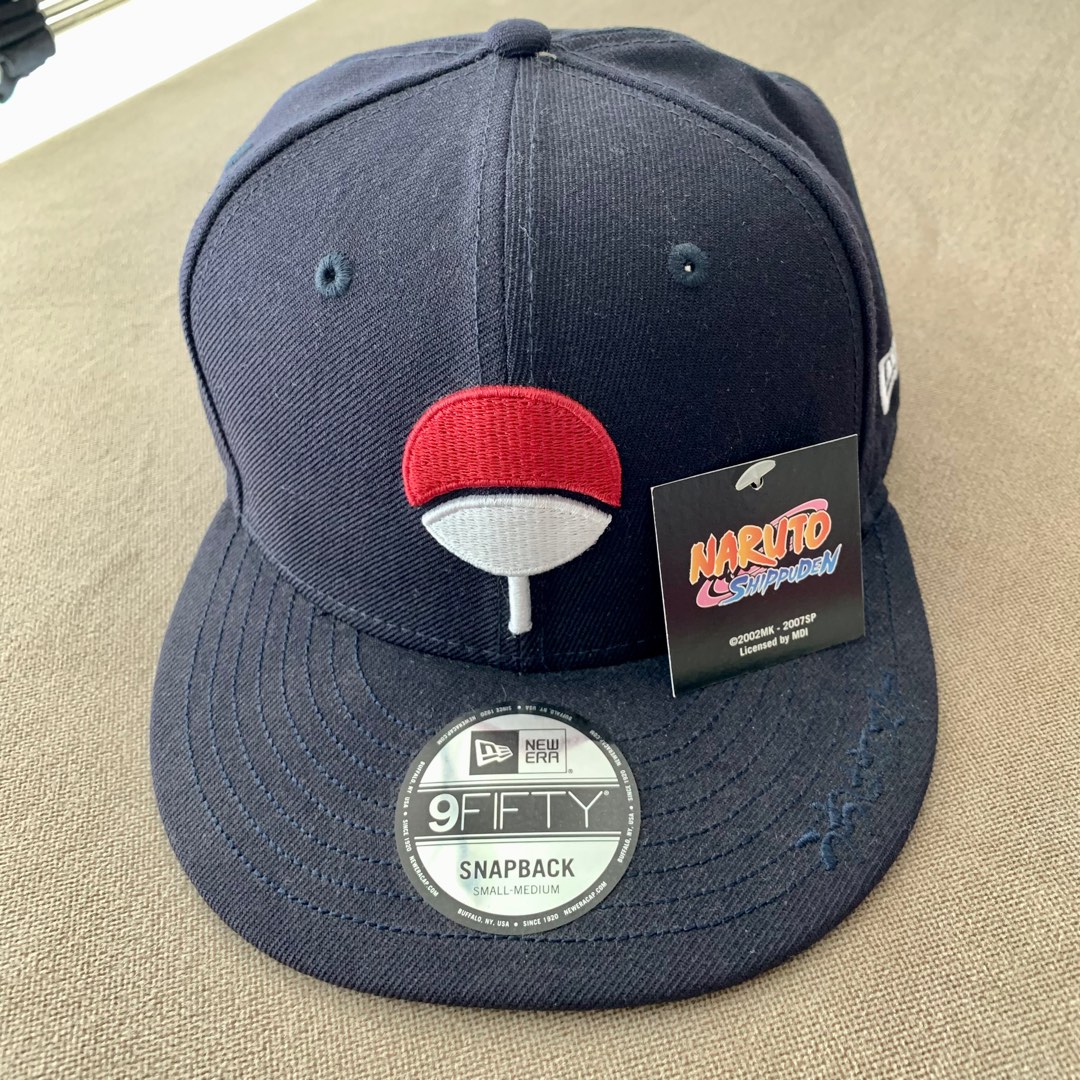 NEW ERA Naruto Shippuden Sasuke Snapback Cap, Men's Fashion, Watches ...