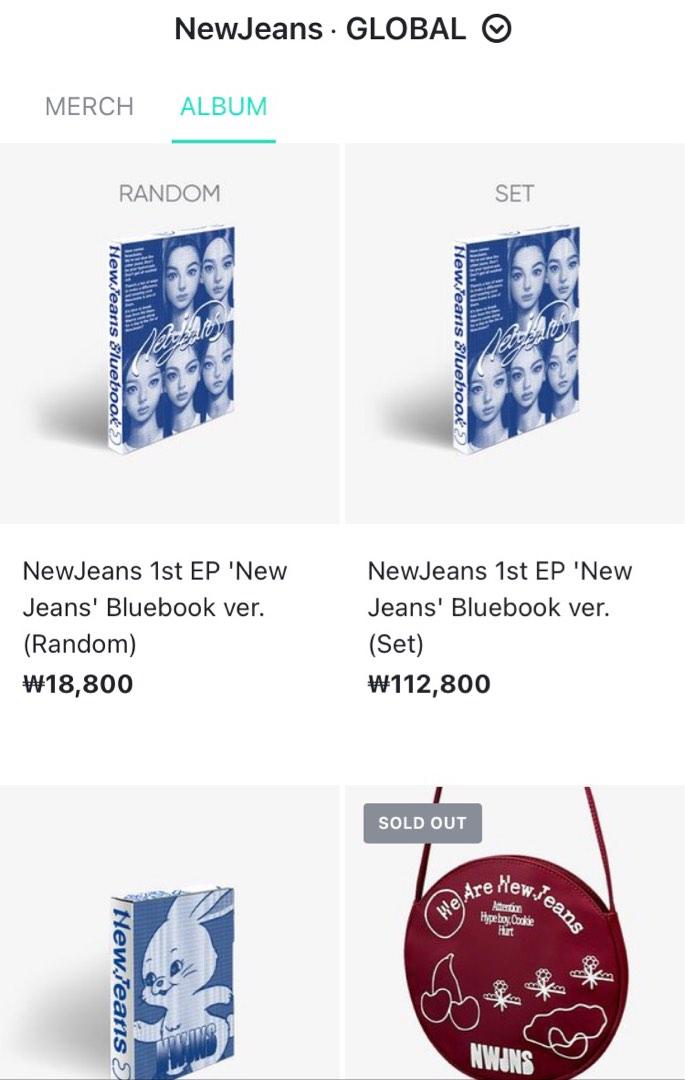 NewJeans Albums and Merch, Hobbies & Toys, Memorabilia & Collectibles ...