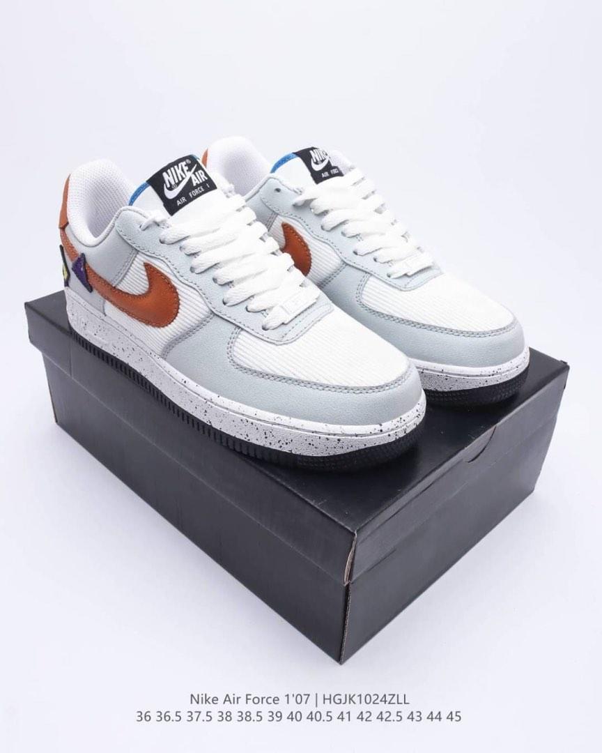 Nike Air Force 1 '07 Nike Air cushion Men's and women's sneakers, 他的時尚 ...