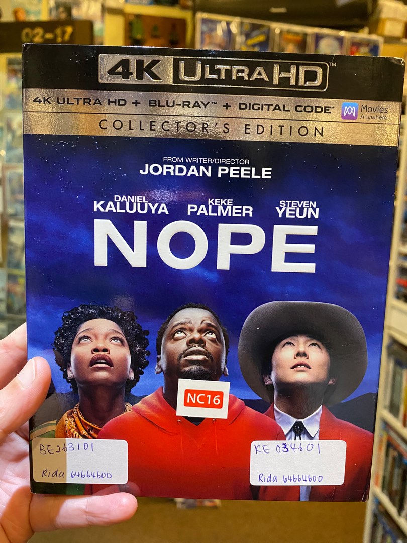 Nope 2022 4K, blu ray or DVD, Hobbies & Toys, Music & Media, CDs & DVDs on Carousell