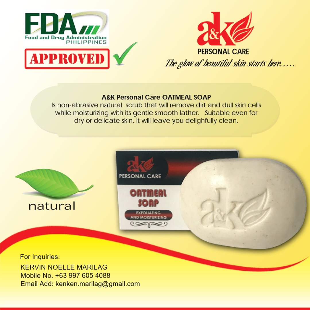 Oatmeal Soap by A&K Personal Care, Beauty & Personal Care, Bath & Body ...