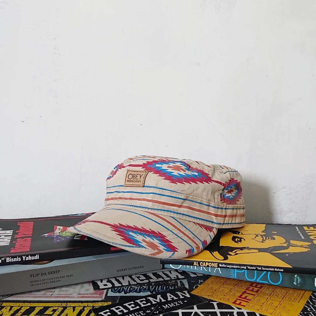Obey Propaganda Patrol Caps, Fesyen Pria, Aksesoris, Topi di Carousell