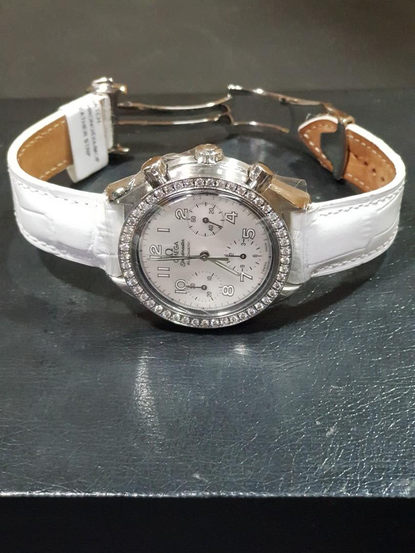Omega Speedmaster Diamond Bezel, Women's Fashion, Watches & Accessories ...