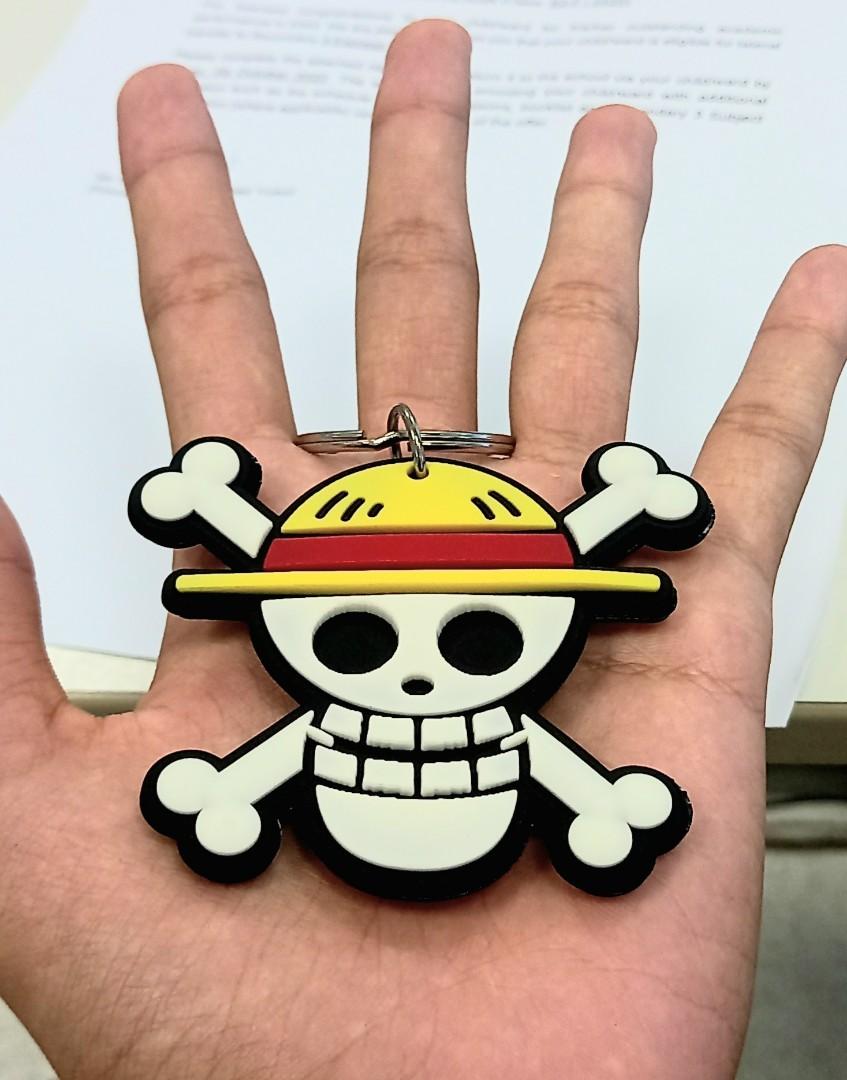 One Piece Jolly Roger Key Chain - Straw Hat Pirates, Luxury ...