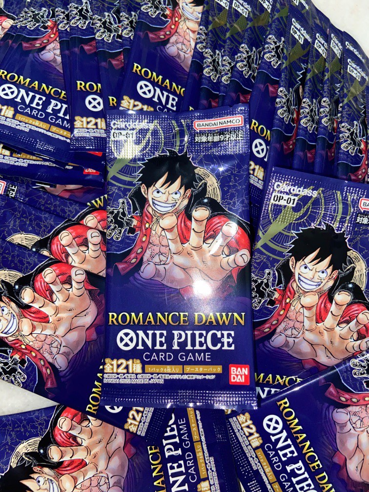 One Piece TCG OP-01 booster packs, Hobbies & Toys, Toys & Games on ...