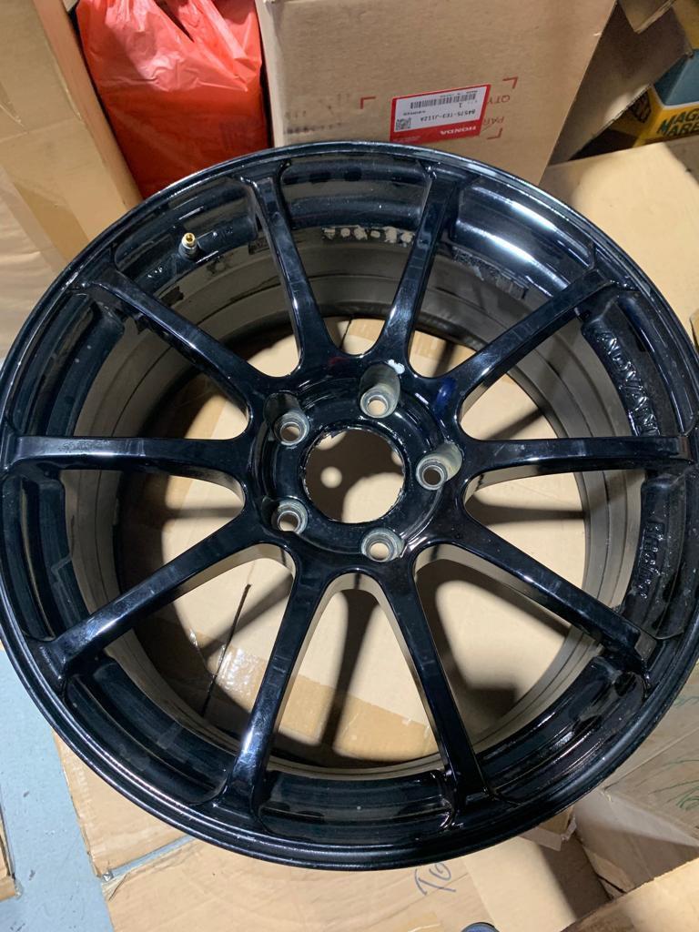 Original 17 inch Advan Rims Staggered, Car Accessories, Tyres & Rims on ...