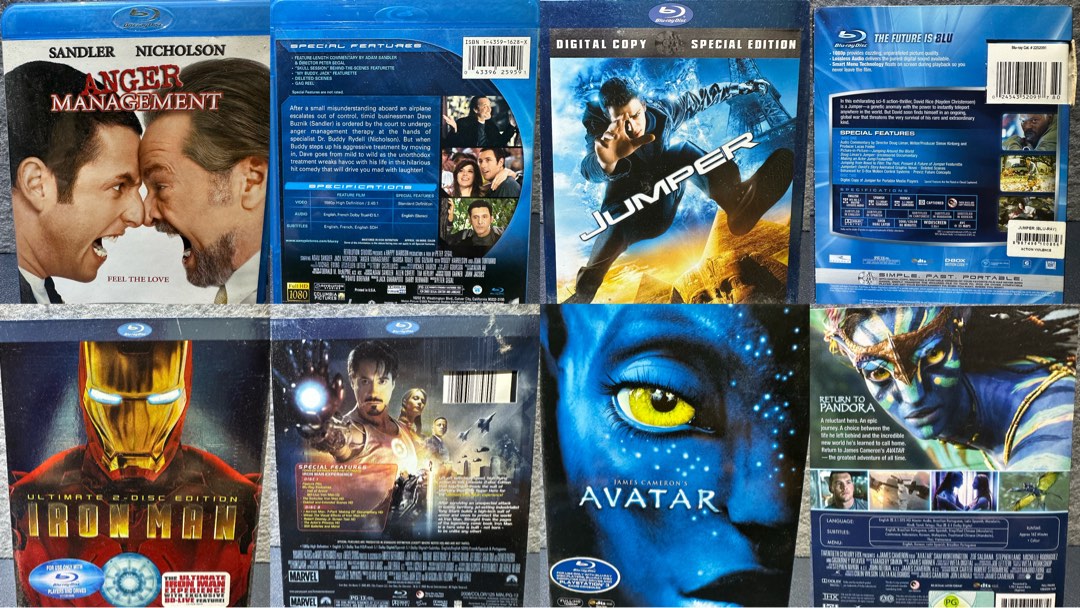 Authentic Original Blu-ray movies for sale - selling individual price ...