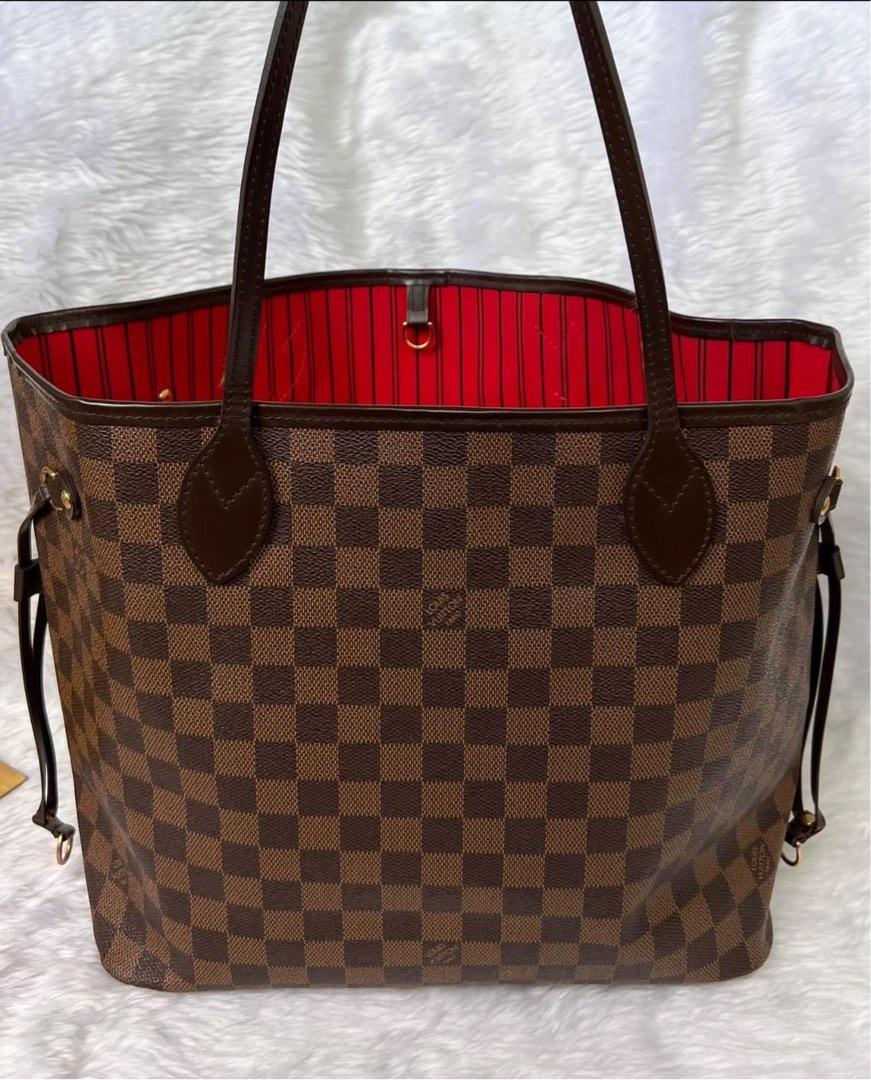 Original LV Neverfull MM Damier Ebene, Luxury, Bags & Wallets on Carousell