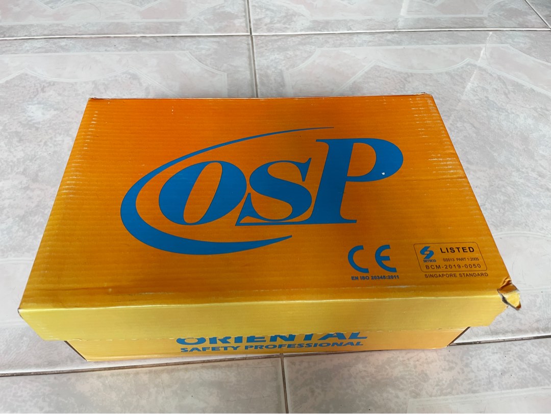 OSP Safety Boots, Men's Fashion, Footwear, Boots on Carousell
