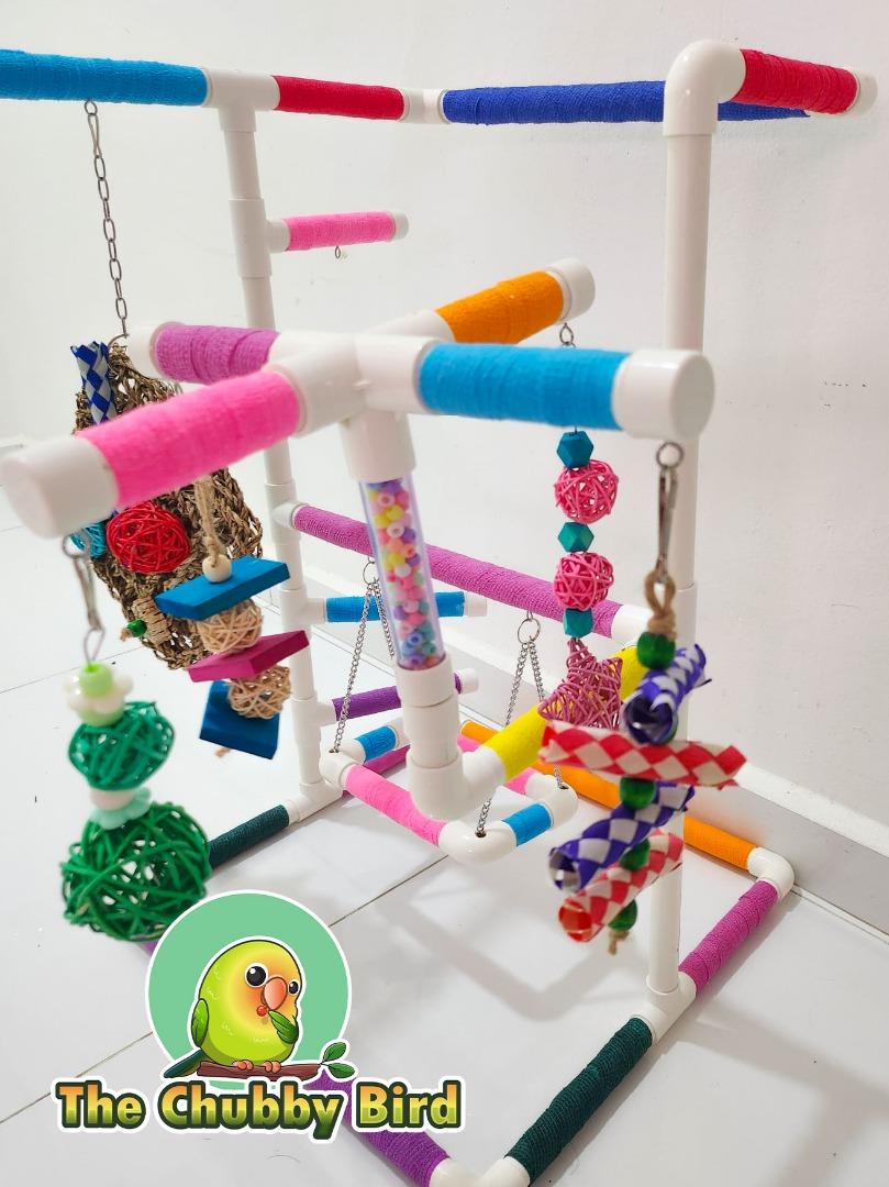 Parrot PVC Play Gym - Merry-Go-Around, Pet Supplies, Homes & Other Pet ...