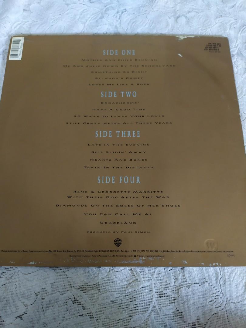 Paul Simon - Negotiations And Love Songs 1971-1986 (2LP) VINYL PLAKA, Hobbies & Toys, Music ...