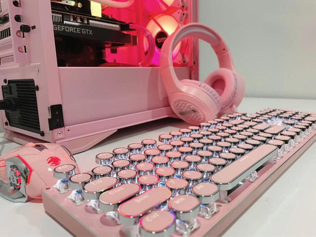 Pink! Intel core i5-12400F With RTX 3050 Gaming Desktop Gaming Pc ...