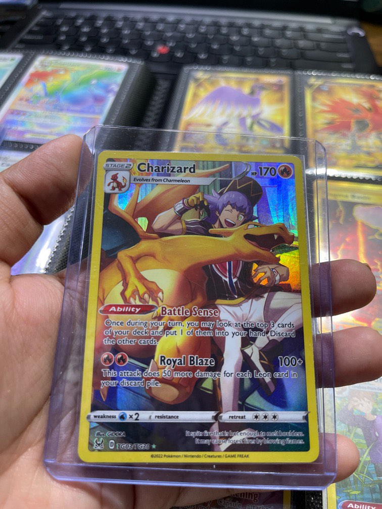 Pokemon Lost Origin Charizard TG03/30, Hobbies & Toys, Toys & Games on ...
