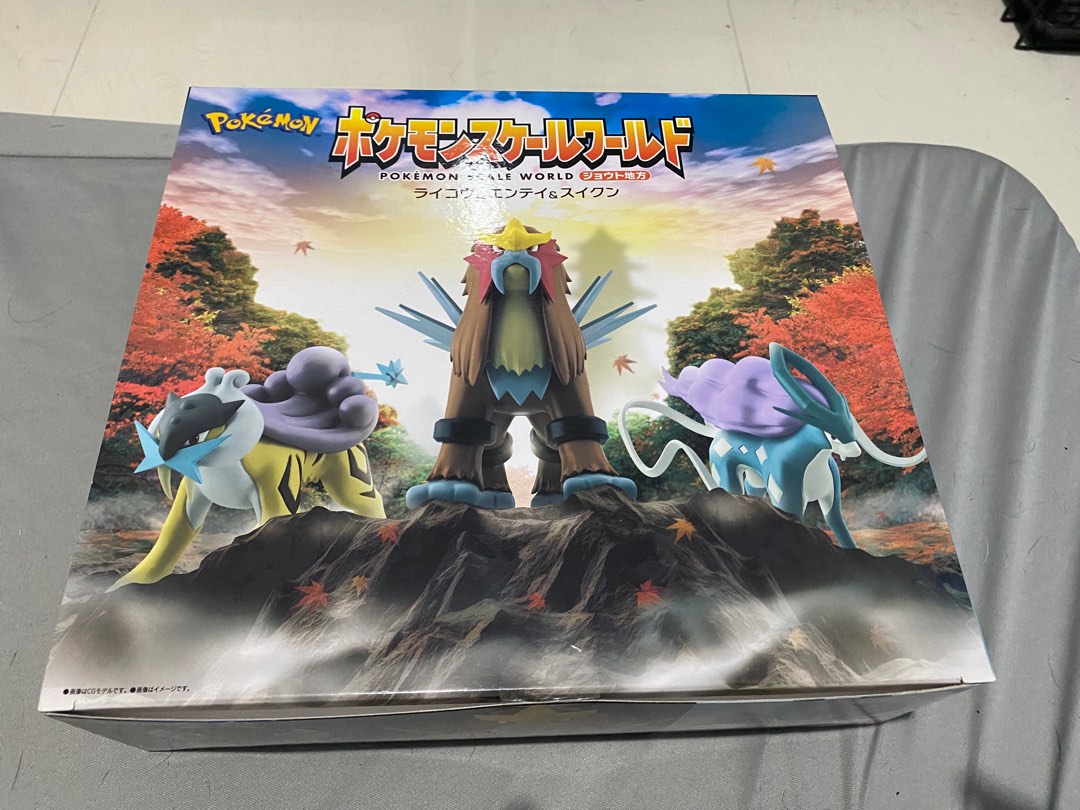 Pokemon Scale World Legendary Dogs Entei Suicune Raikou, Hobbies & Toys ...