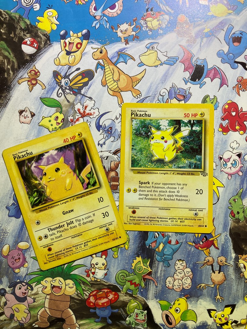 Pokemon TCG - Pikachu Jungle with free Pikachu Base Set Card, Hobbies ...