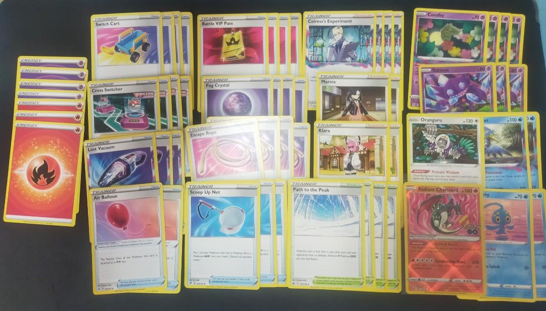 Pokemon TCG Lost Tool Box with Radiant Charizard Deck, Hobbies & Toys ...