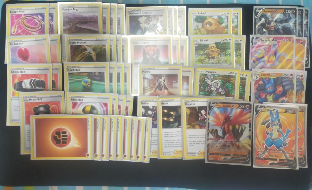 Pokemon TCG Machamp VMAX with Lucario Vstar Deck, Hobbies & Toys, Toys ...